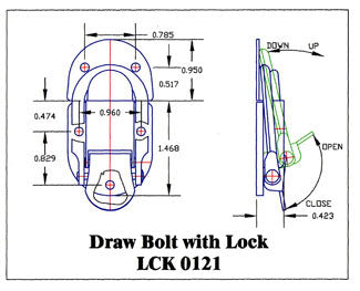 Locking Draw Bolt – Crest Lock