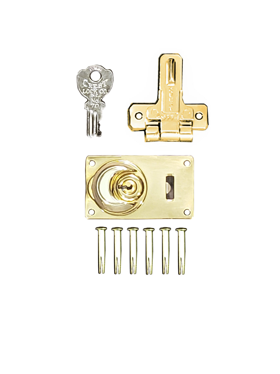 Keyed Case Lock with spring hasp Kit – Crest Lock